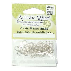Artistic Wire Chain Maille Jump Rings - Various sizes, Colors