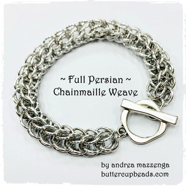 Full Persian Weave Chainmaille Bracelet Video Tutorial