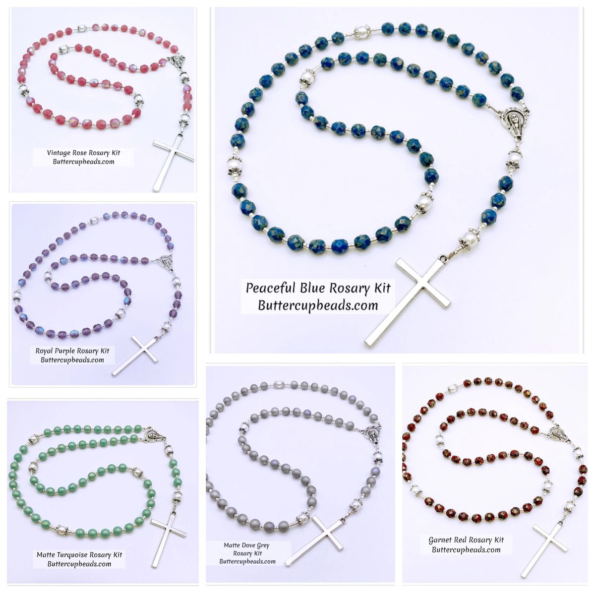 Rosary Making Kit - Choice of Colors