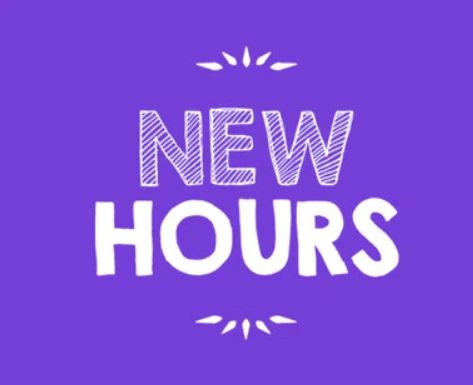 Updated Hours!