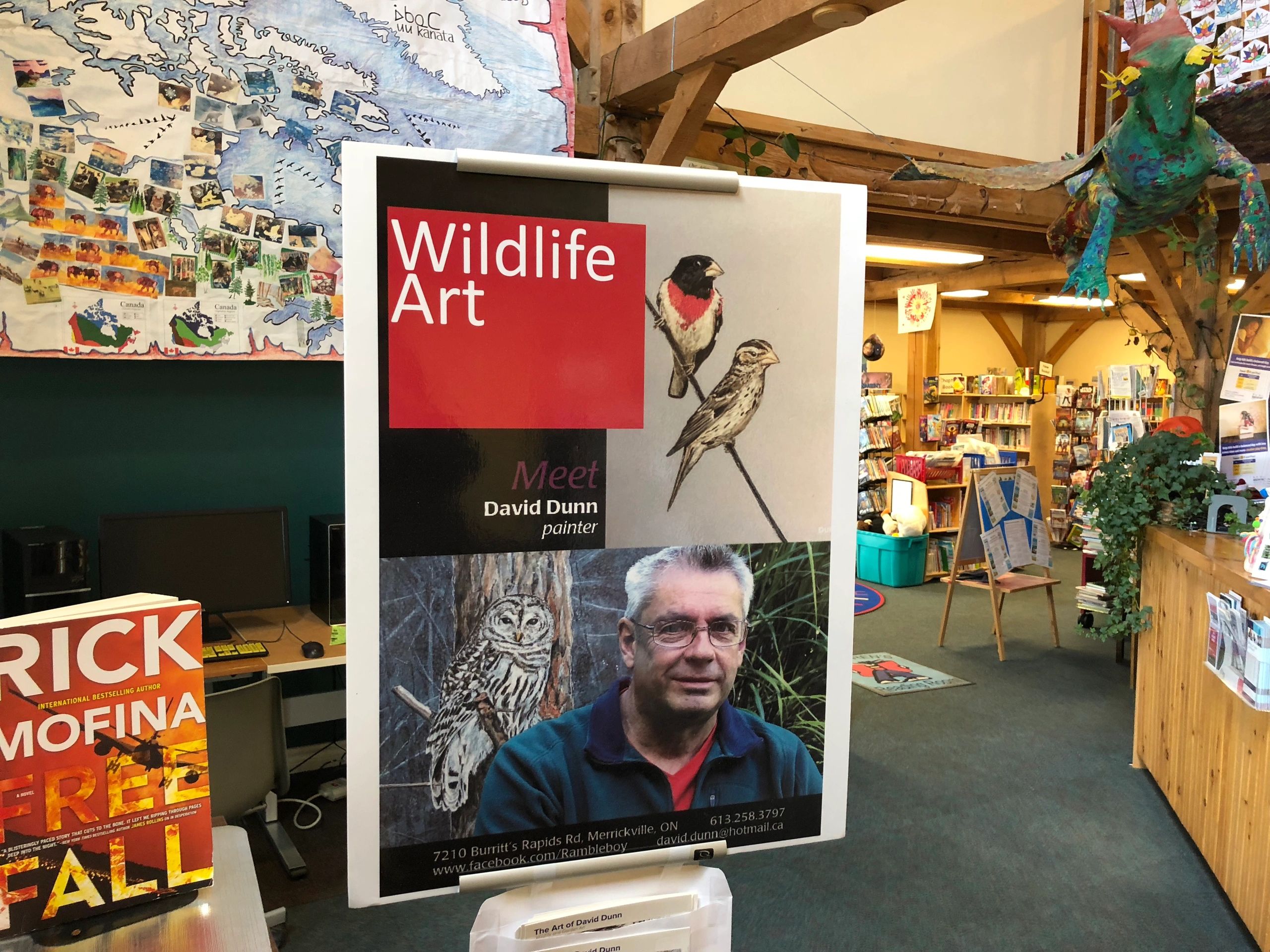 David Dunn Wildlife Art at the Merrickville Library