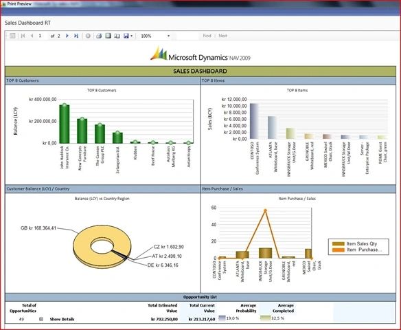 "Inbuilt vs. Customized" Reports [NAVISION | D365BC]