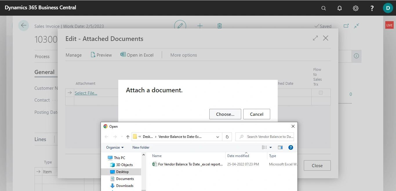 Incoming Document/Shortcut Link Functionality in D365BC | NAV