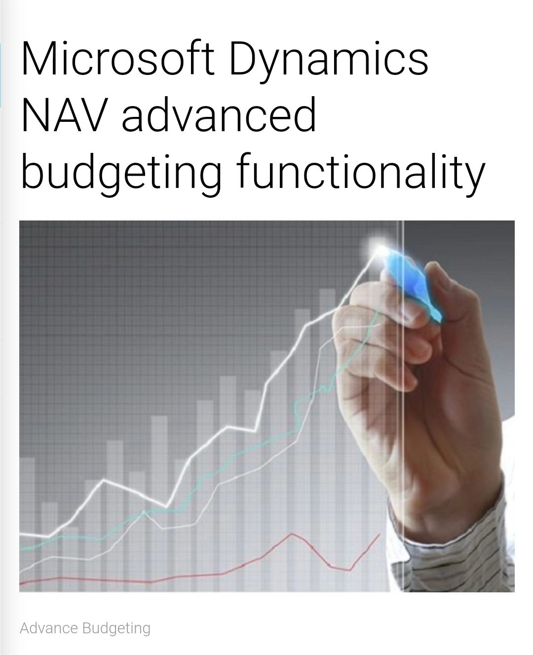 Budget Reports in Navision(Financial Reporting)-