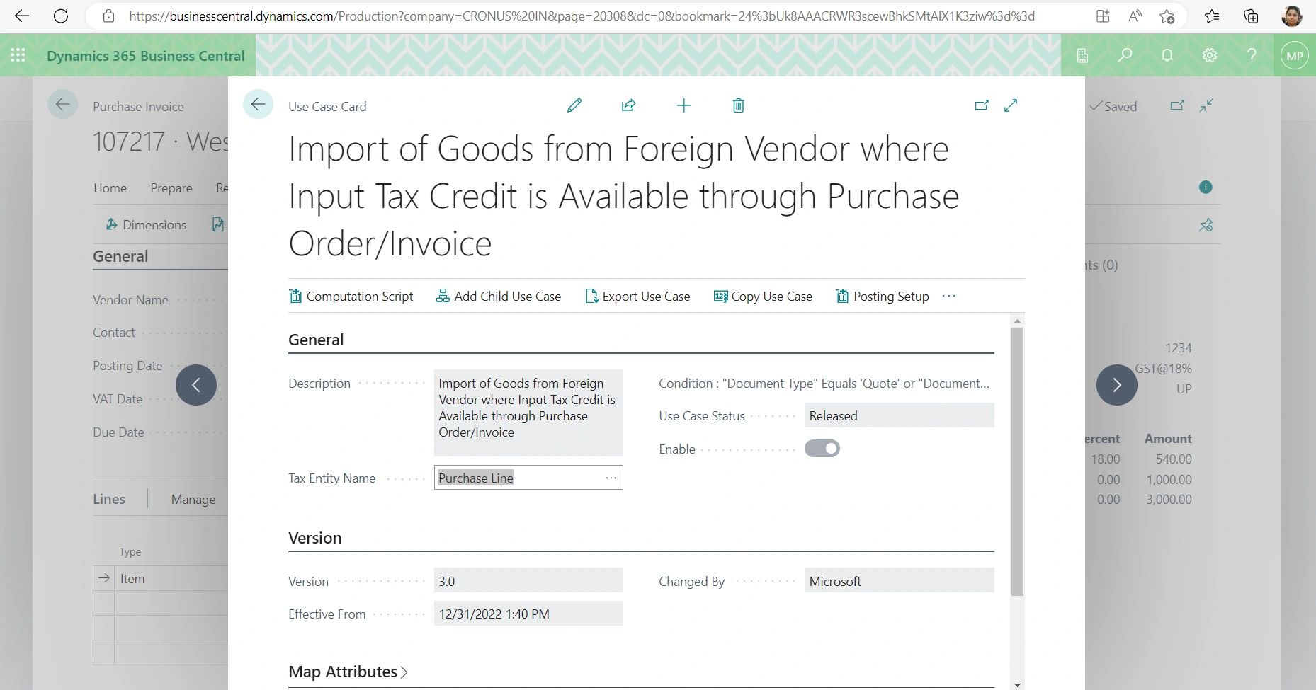 How GST works on PURchase-IMport Invoice in India | Buss. Central