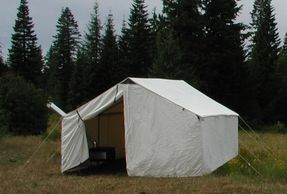 Kwik Kamp - Canvas Wall Tents & Tent Frames, Wood Burning Camp Stove ...