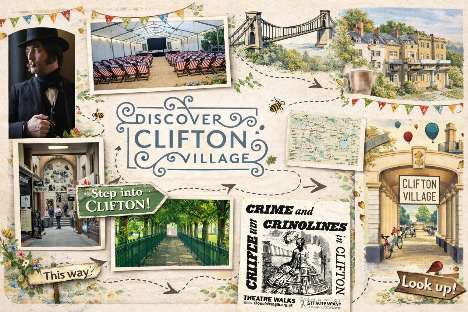 Filming in the village | Discover Clifton