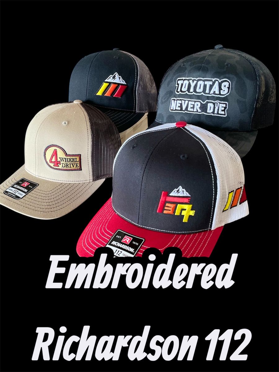 Yota Embroidered Hats
