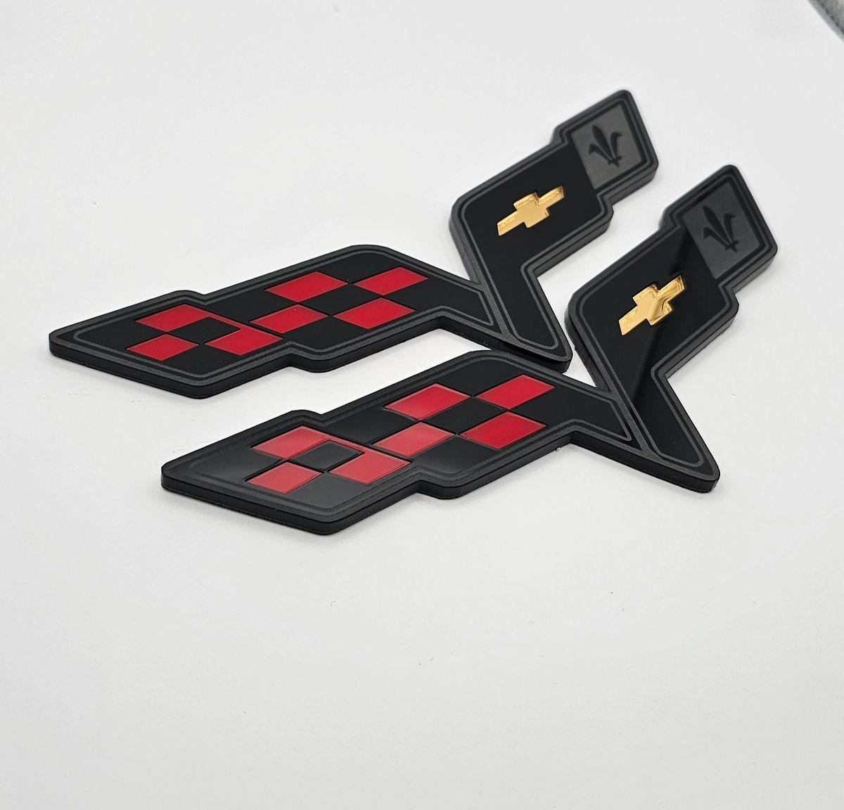 C6 Corvette Emblems.