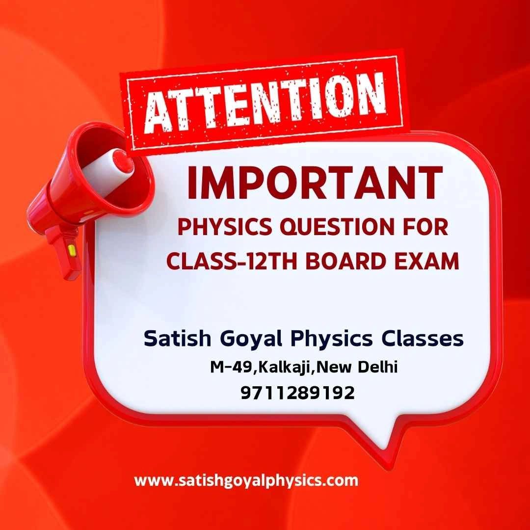 High-Weightage Topic and Questions for Class 12 Physics CBSE EXAM