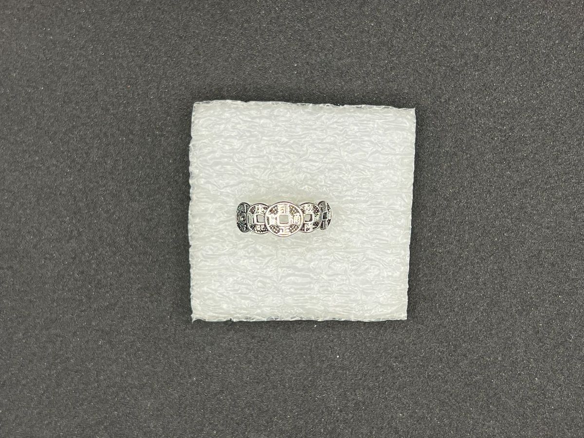 5 Emperor Coins Tibetan Silver Ring