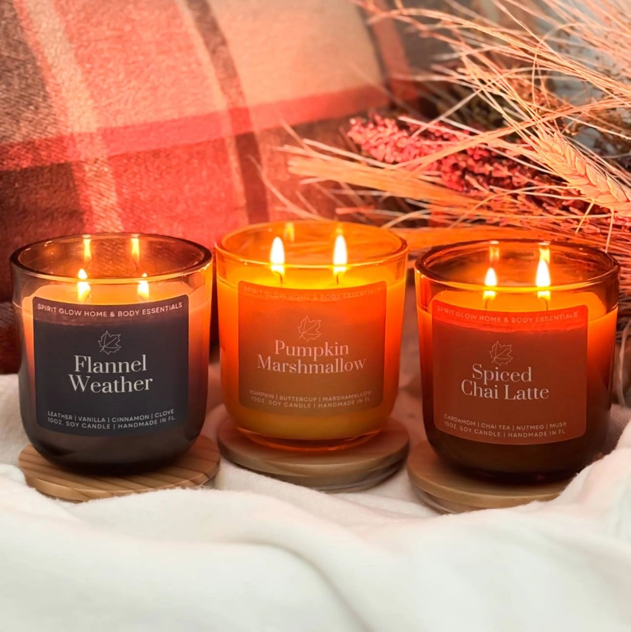 Spirit Glow Luxury Candles - Home