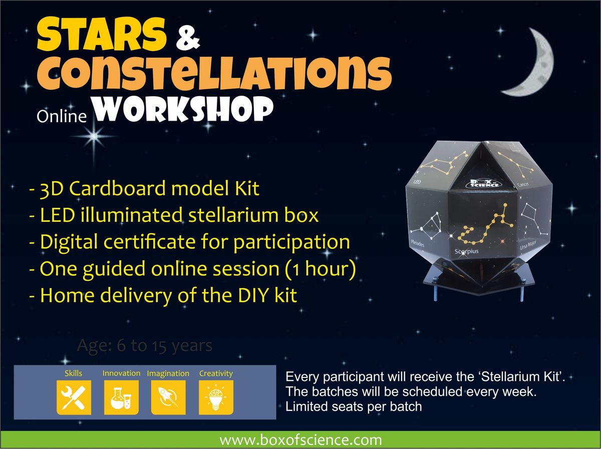 Stars and Constellations | Online Workshop | Box of Science