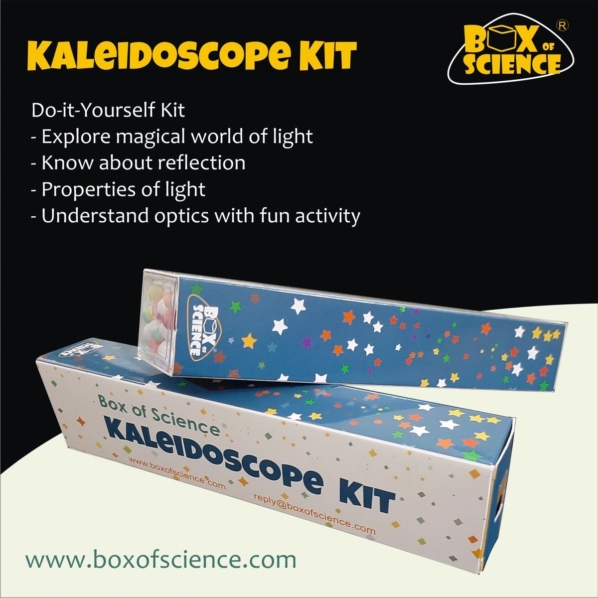 Kaleidoscope Kit | Pack of 2 | Fun with Light DIY Kit