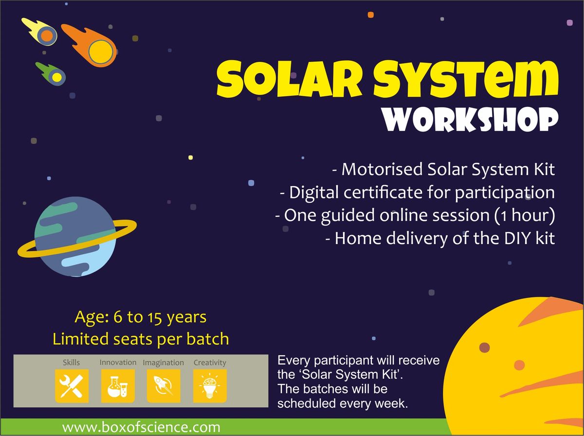 Solar System Workshop | Online | Box of Science
