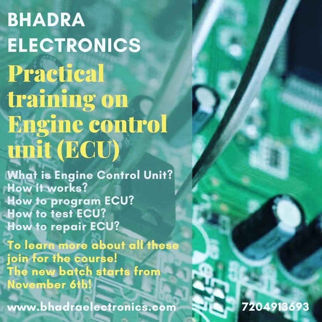 The best Practical training Institute on Engine Control Unit(ECU)