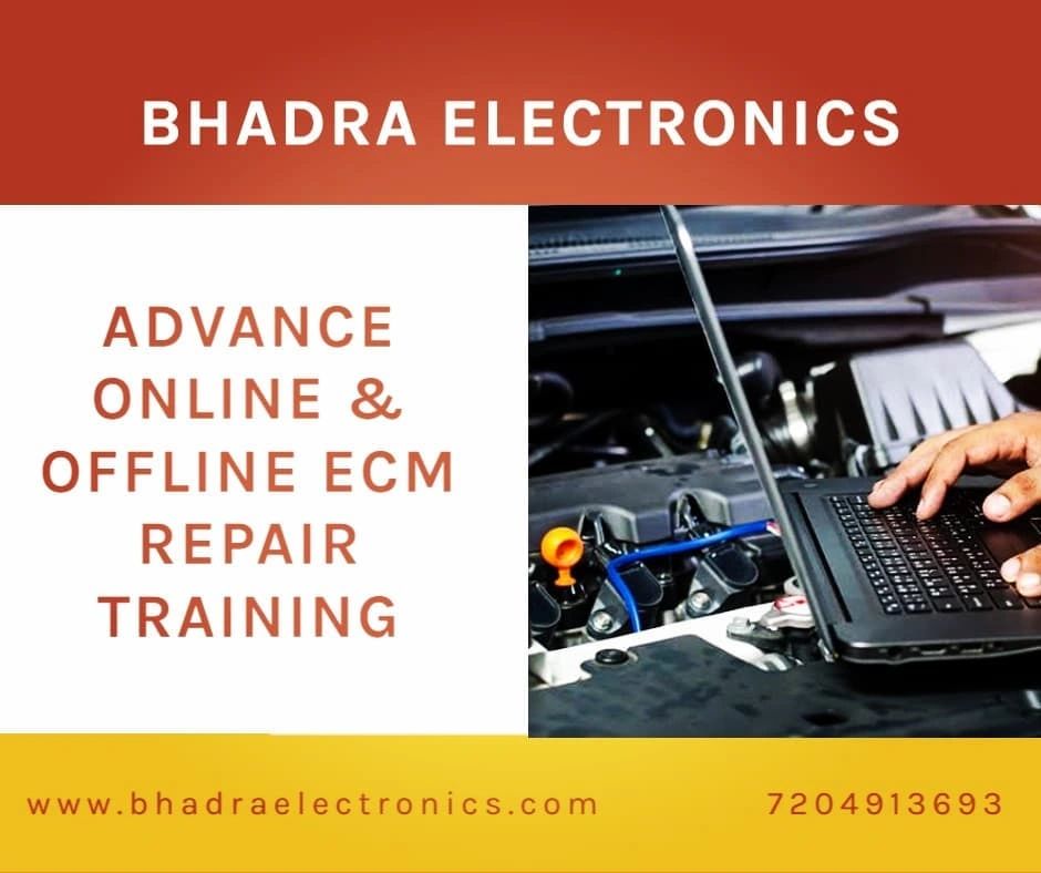 Advance Online & Offline ECM Repair Training Hub in India.