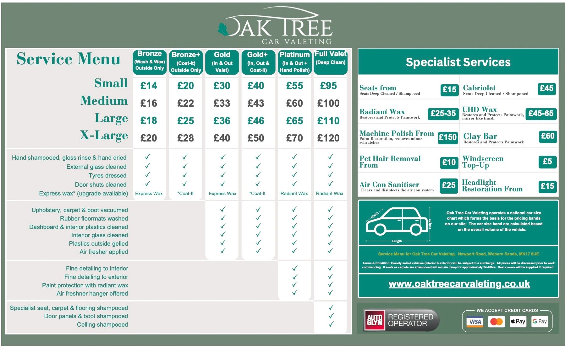 Gold - Interior & Exterior Valet