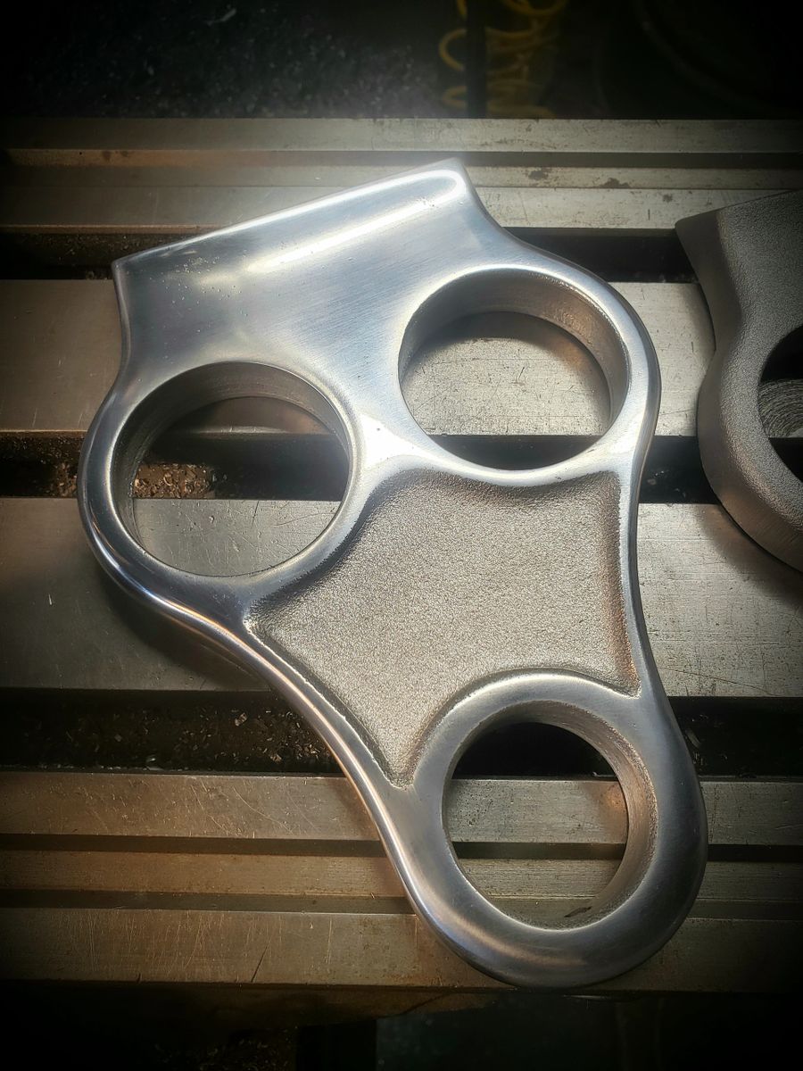 Polished Cast Dual Guage Aluminum Column Drop