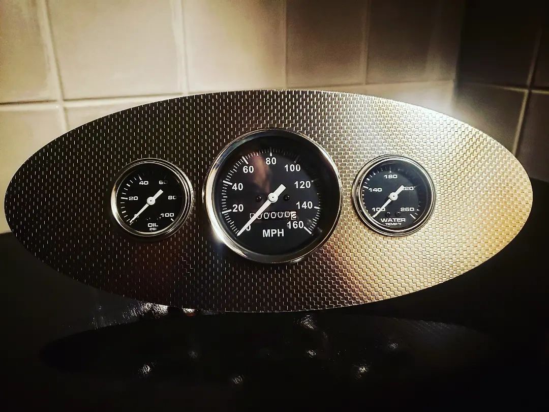 32 Ford Dash Insert: Speedster