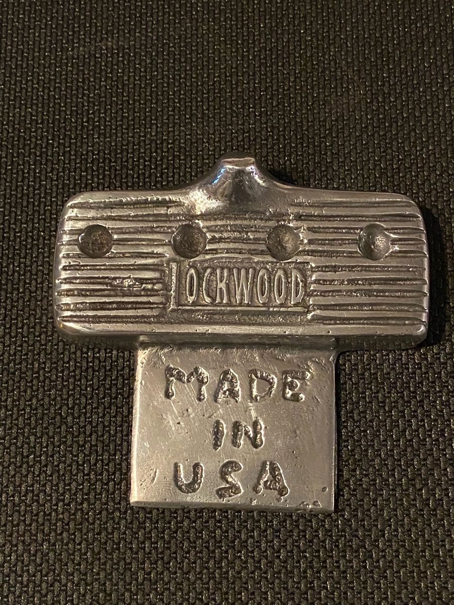 Lockwood Speed Shop Aluminum License Plate Topper