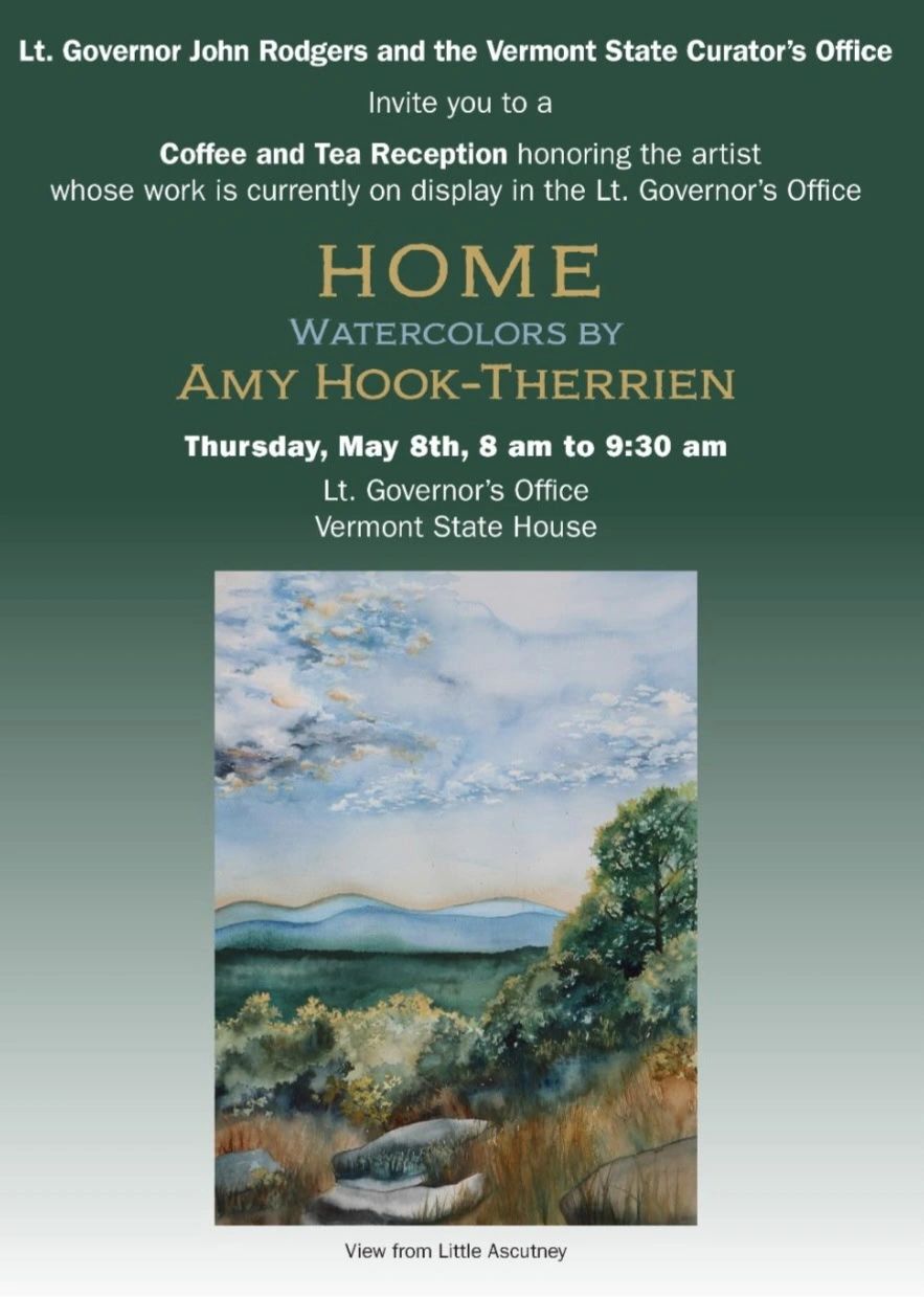 Vermont State House presents Amy Hook-Therrien, May 8th