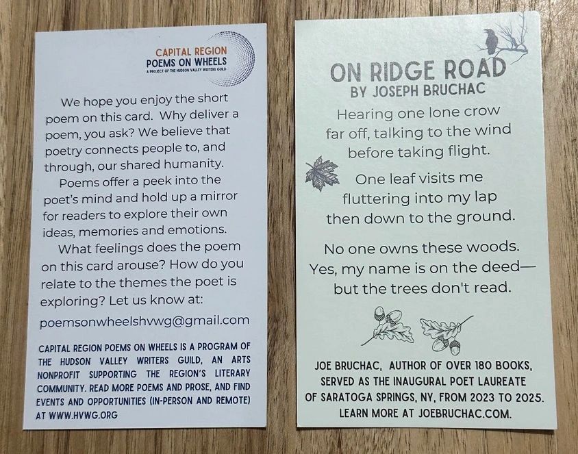 CAPITAL REGION POEMS ON WHEELS