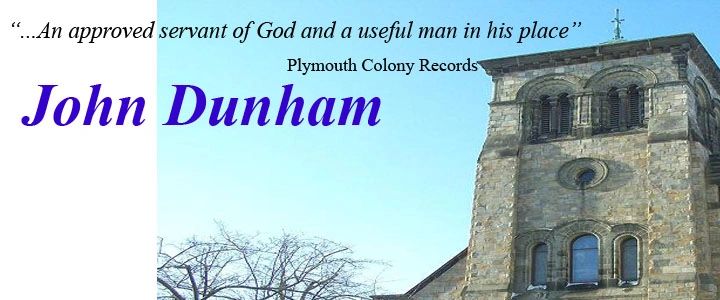 John Dunham, Deacon of the Plymouth Colony