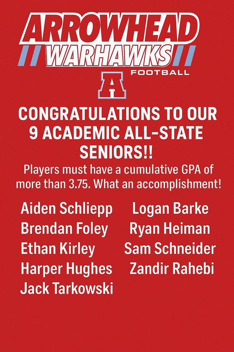 Arrowhead Football Program | Official Site