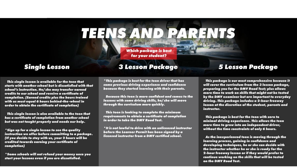 Driving School - Student 1st Driving School