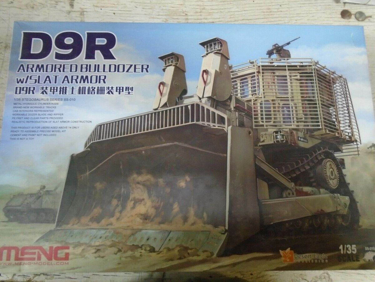 Just in New (Sealed) Meng D9R Armored Bulldozer w/Slat Armor