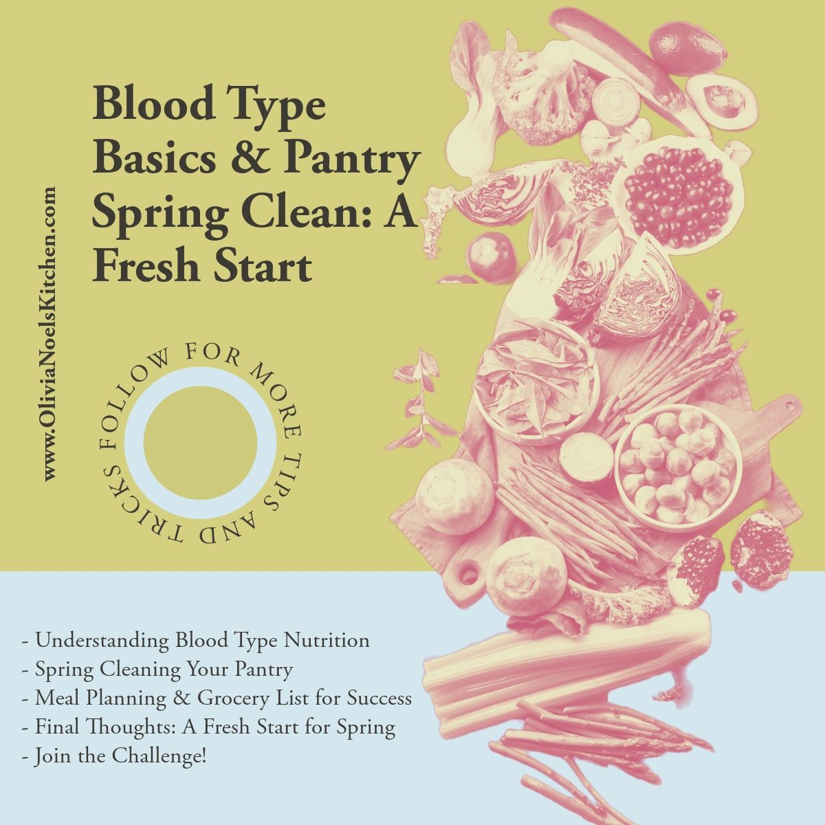 Blood Type Basics & Pantry Spring Clean: A Fresh Start