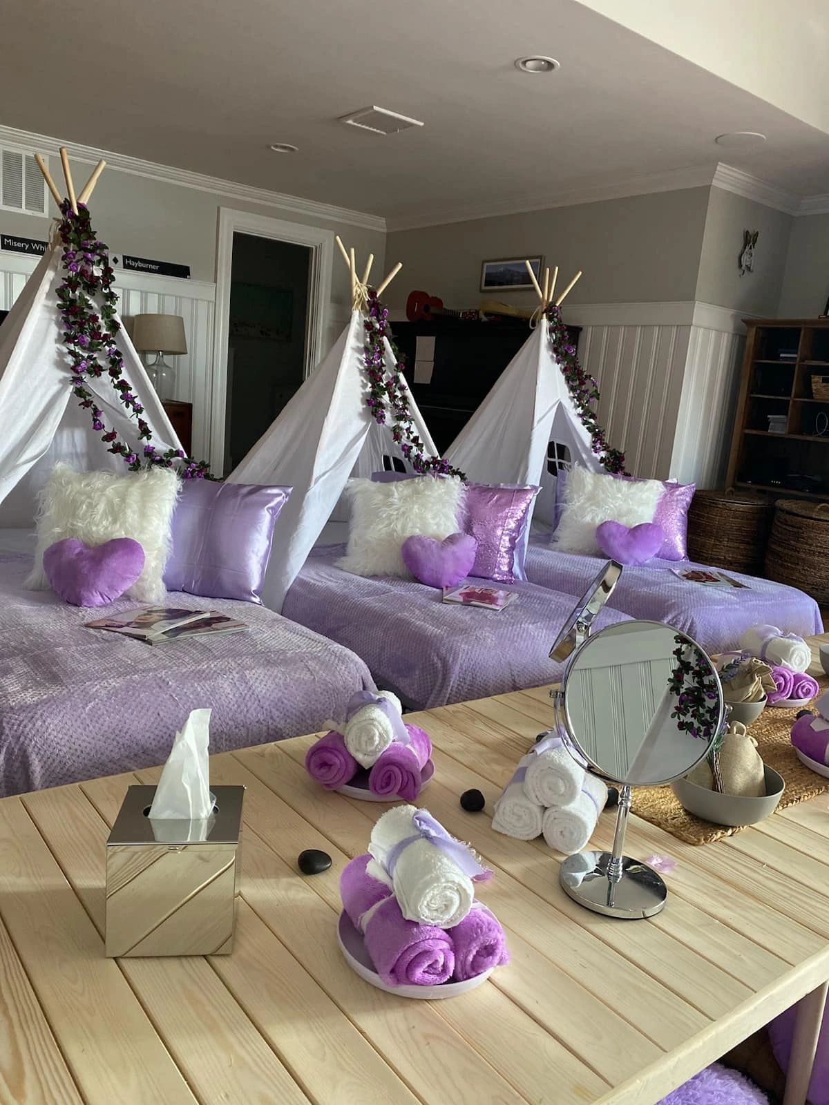 Teepee Tent Slumber Parties - Castles in the Sky Events