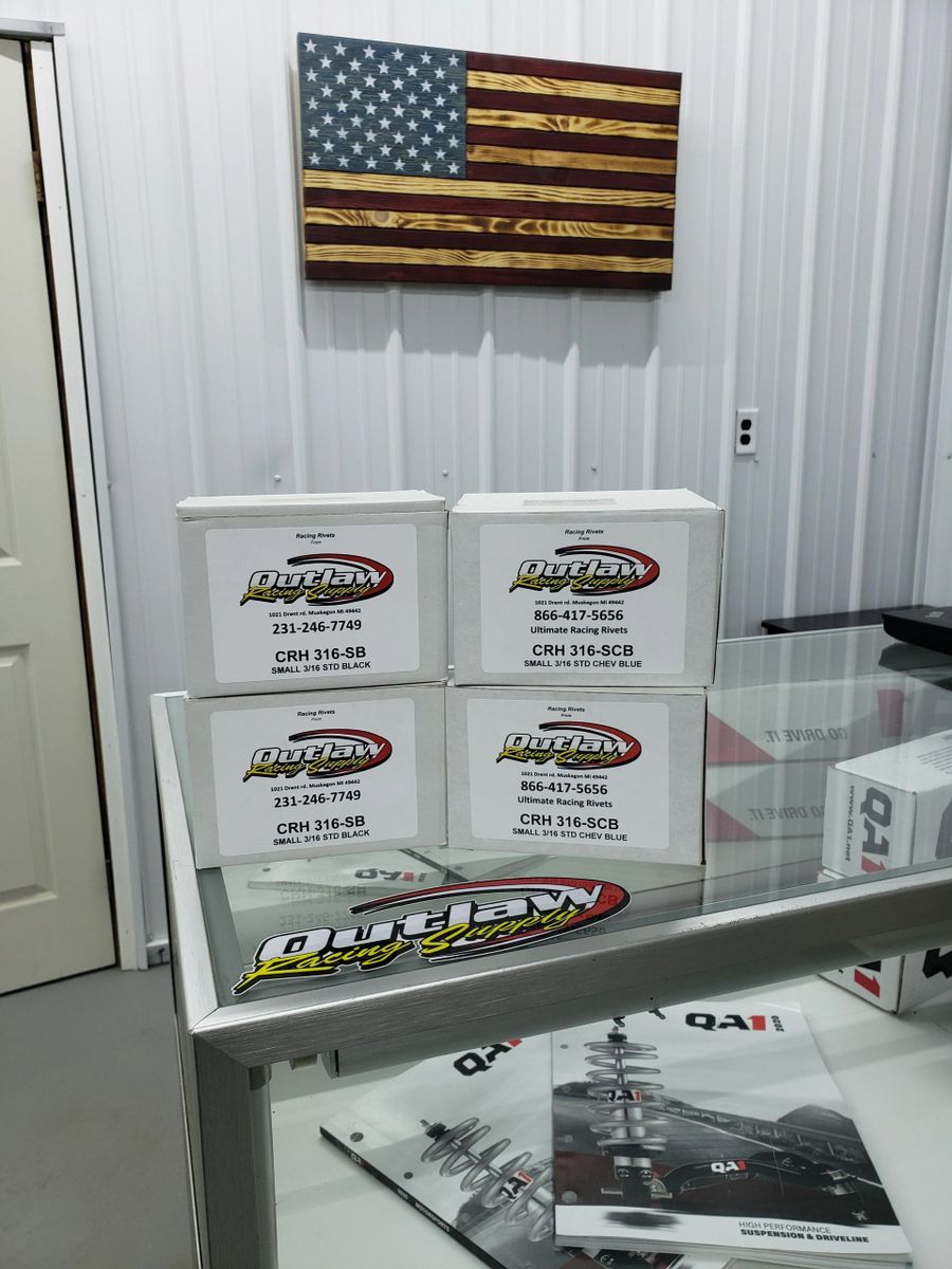 Outlaw Racing Supply’s Ultimate Exploding Tri Fold Racing Rivets.