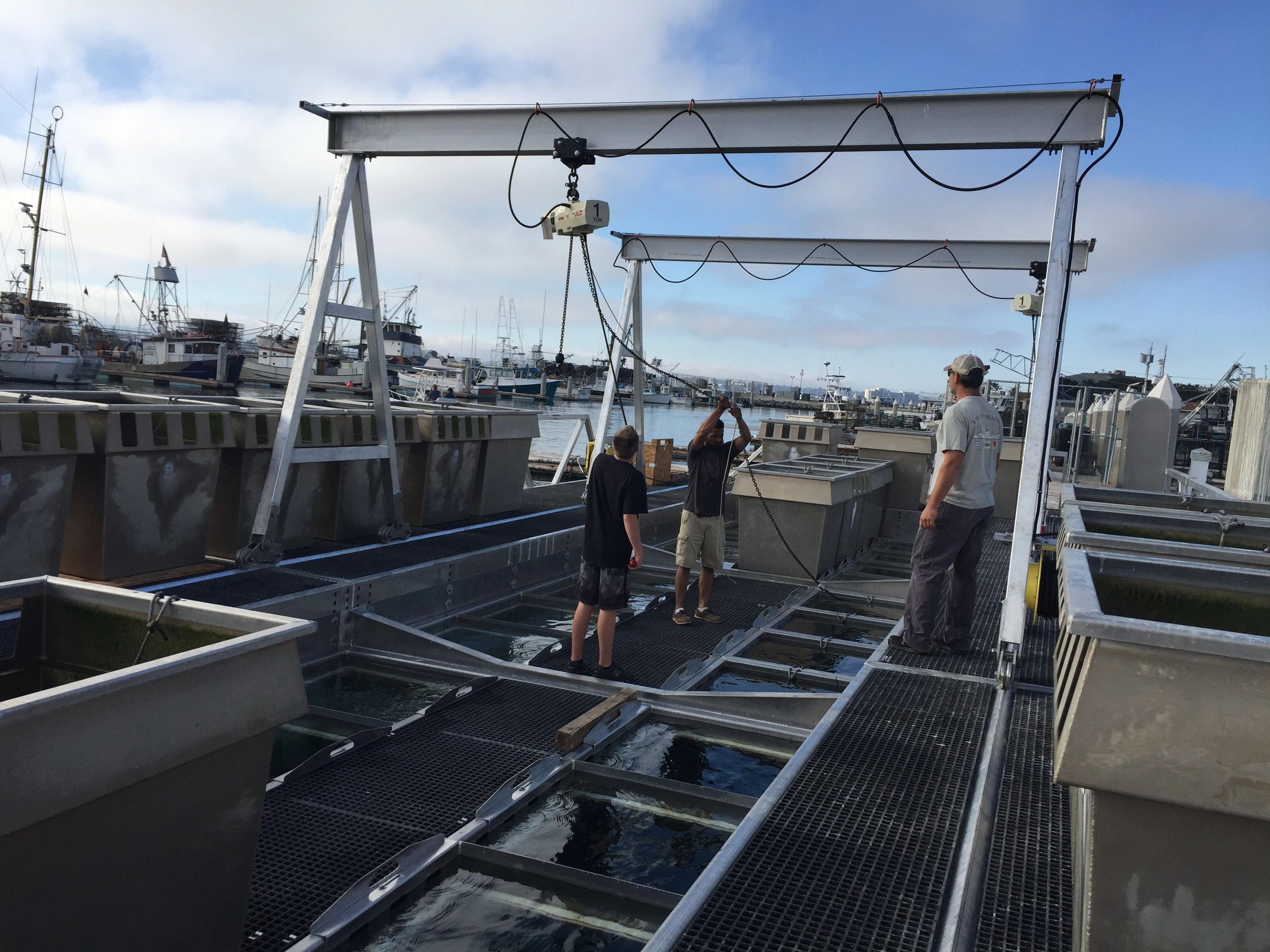 FLUPSY Oyster Seed Enhancement - San Diego Bay Aquaculture