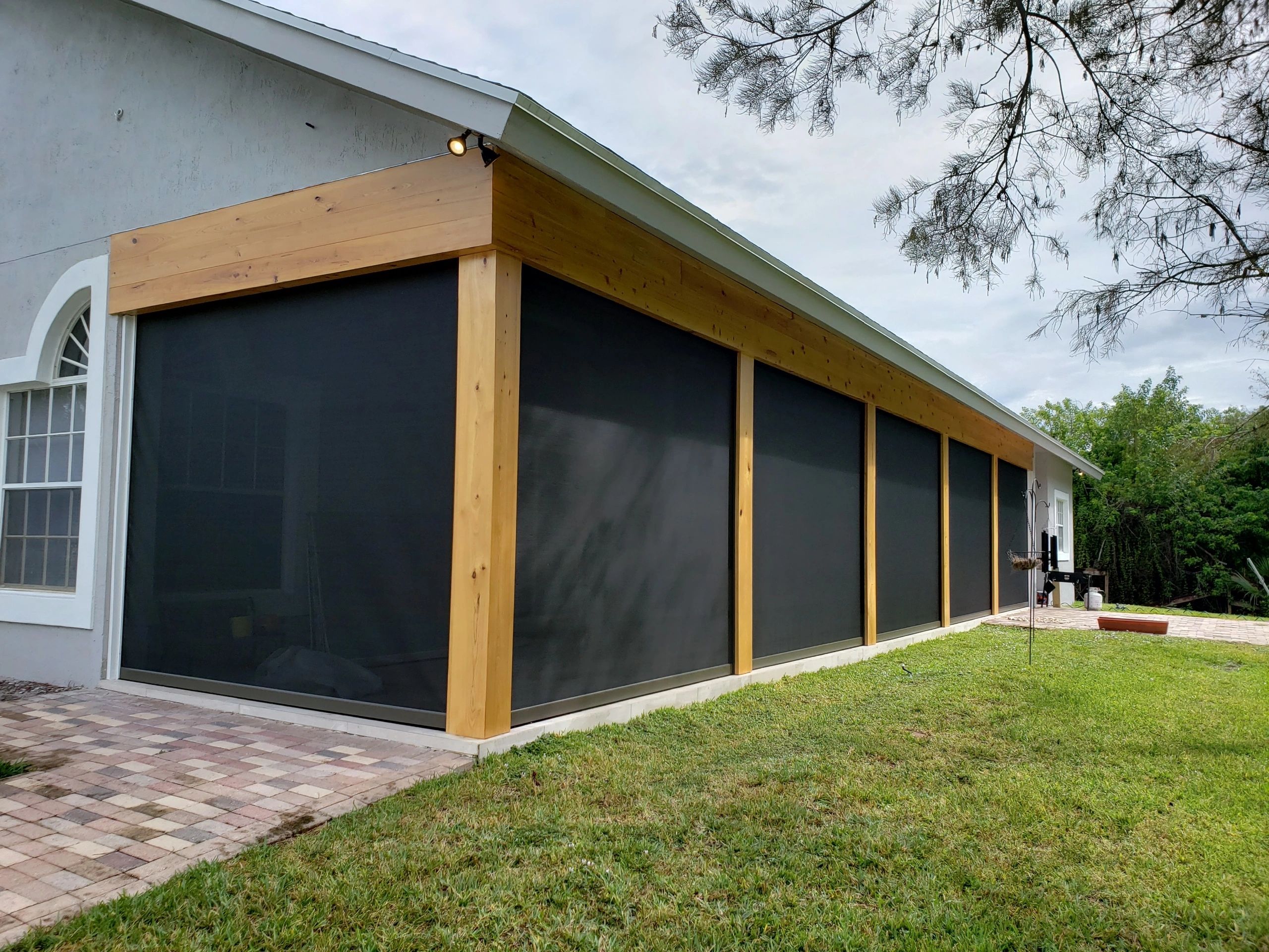 Motorized Screens for Patios - Electric Screen Pros