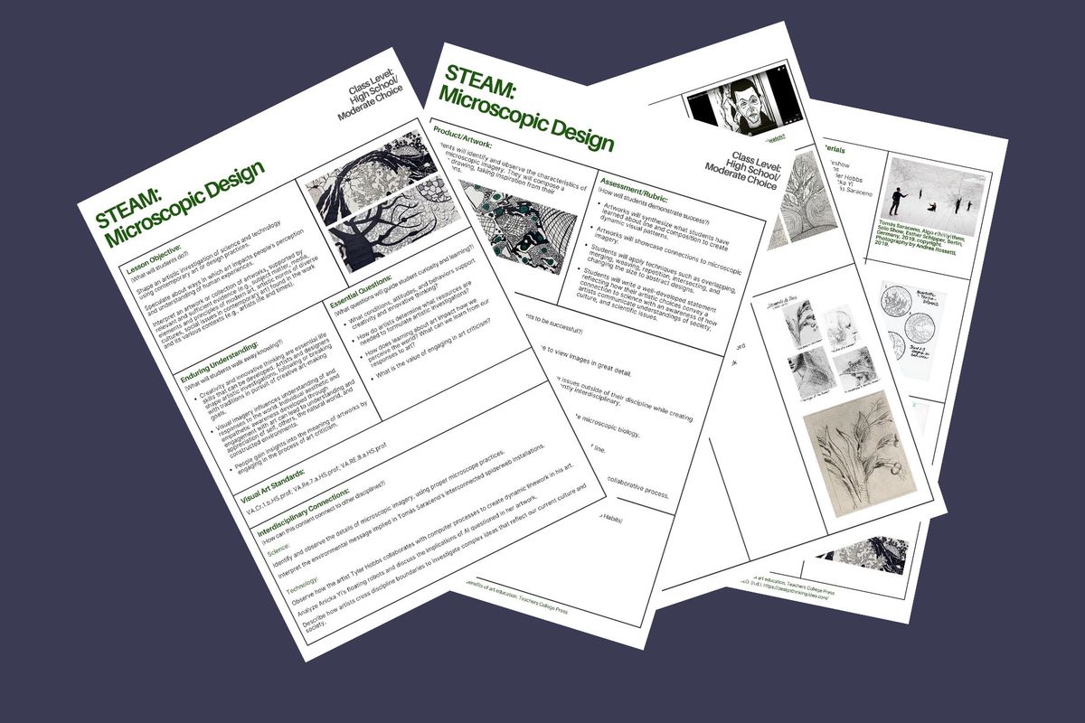 STEAM Microscopic Design HS Lesson
