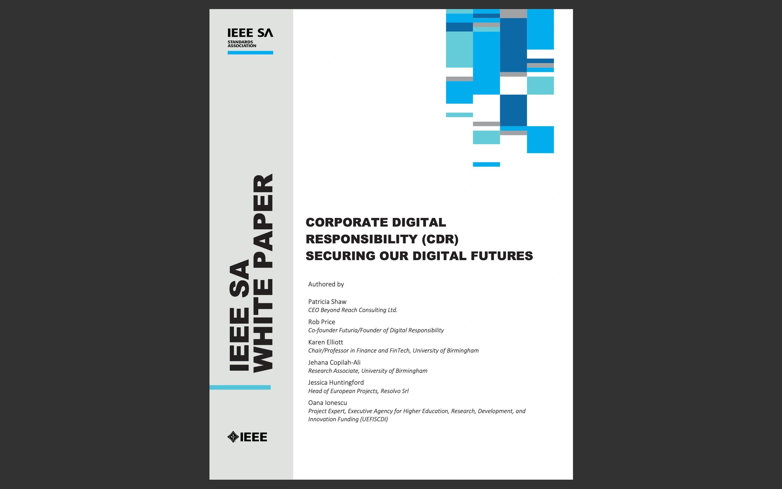 Corporate Digital Responsibility - International Cdr Manifesto, Manifesto