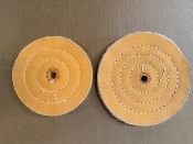 6" Concentric Stitch Buffing Pad, Starched Yellow