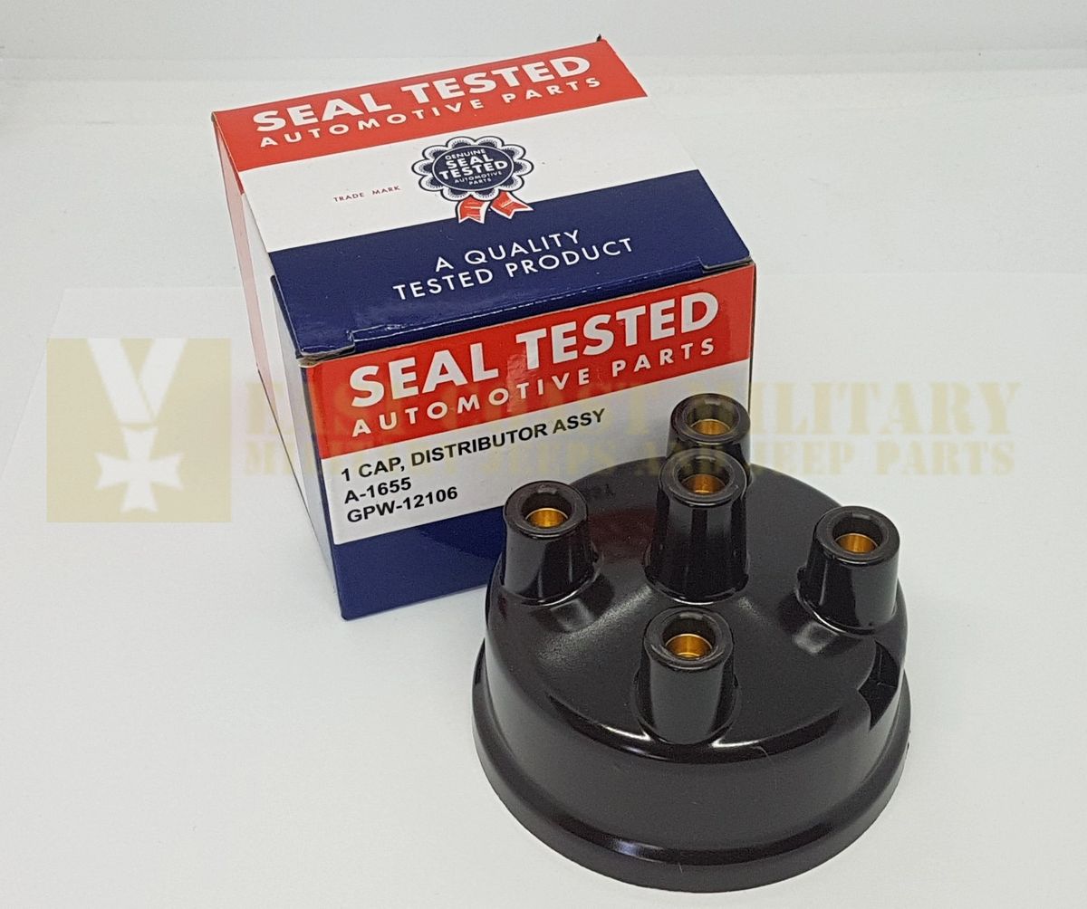 WILLYS MB FORD GPW JEEP Autolite Style Brown Distributor Cap