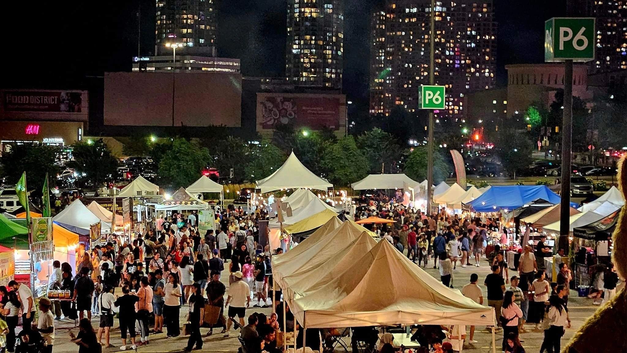 Explore Square One Mississauga Night Market!