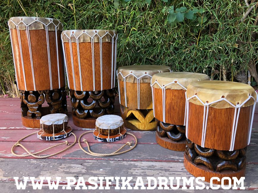 Hawaiian Pahu and Puniu | Pasifika Drums and Custom Wood Carvings