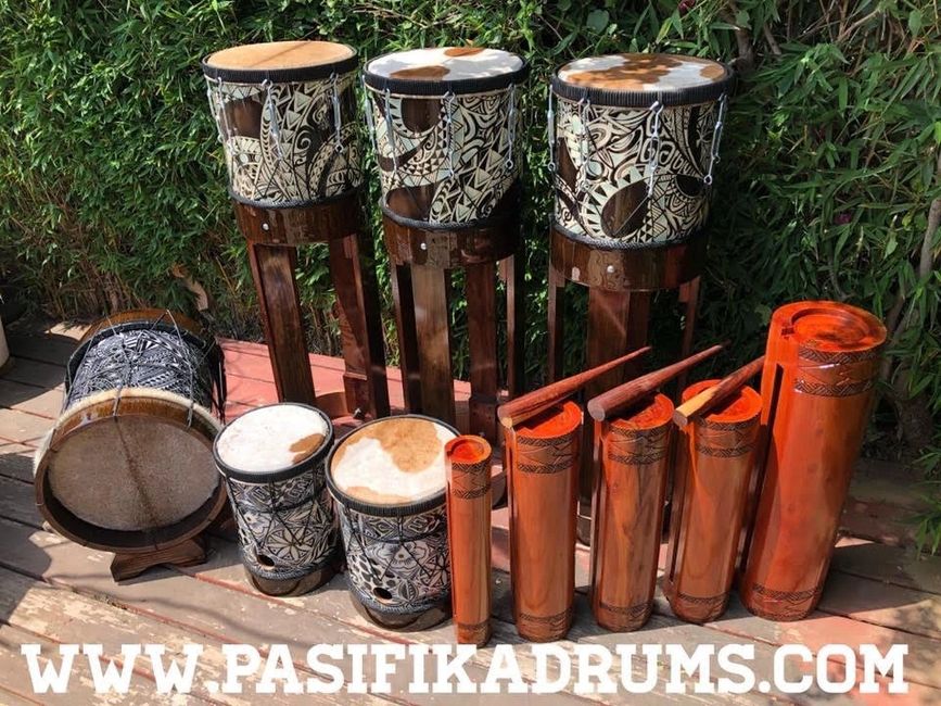 Combos and Sets | Pasifika Drums and Custom Wood Carvings