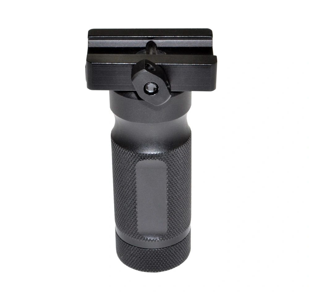 Stubby Foregrip Grip, Fixed Vertical, All Aluminum - Black (GP01S)