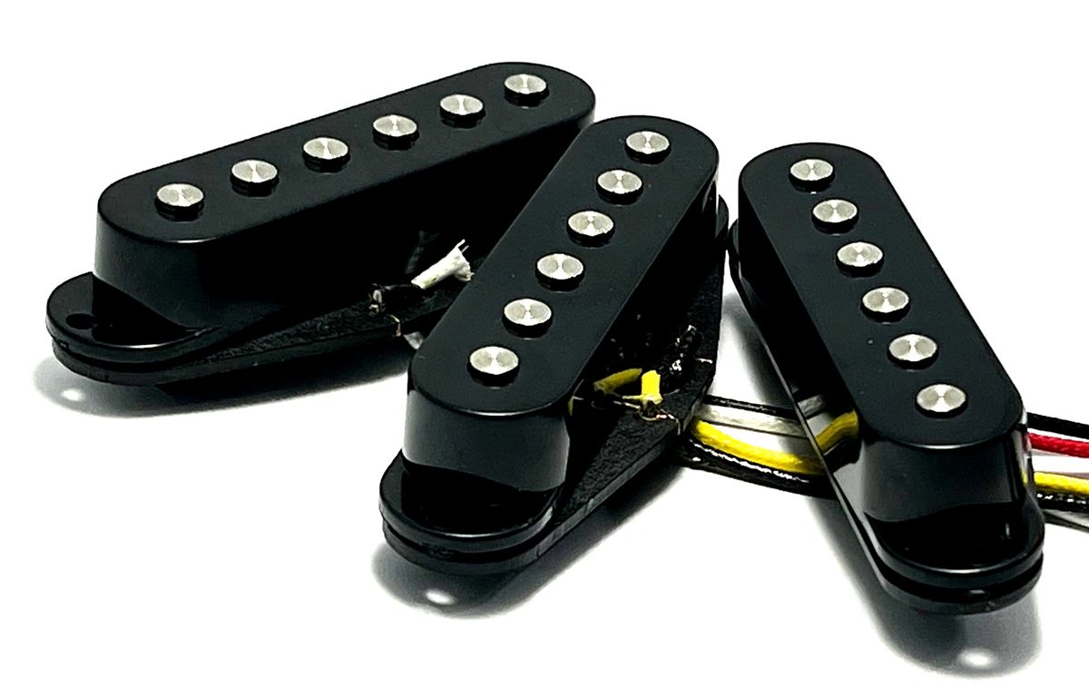 Mod Noiseless Strat Pickups, Deluxe Noise Free Design Single Coils ...
