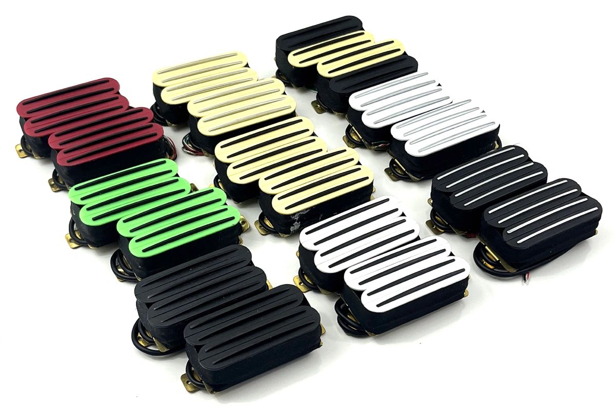 Dragonfire Quad Rail Humbuckers, Hot Overwound Rails ~ Bridge, Neck or ...