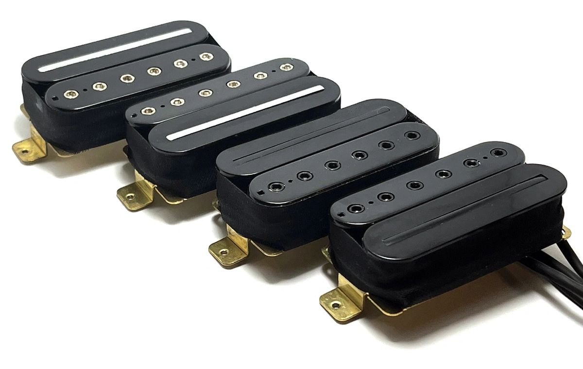 Dragonfire Hex Rail Humbuckers, Rail + Hex Screw Combo ~ Bridge, Neck ...