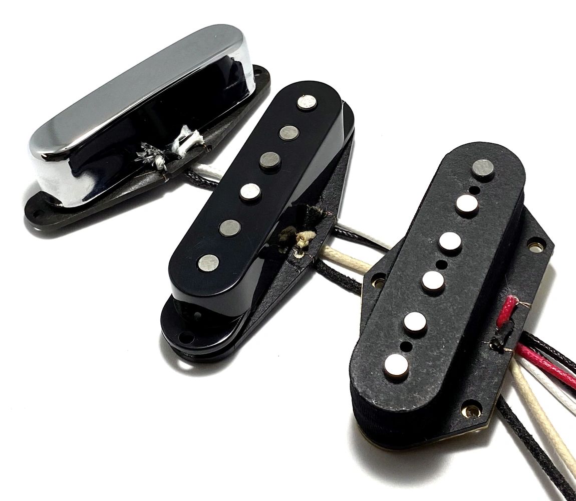 Tele Nashville Mixed Style Pickup Set, Telecaster Noiseless Bridge ...