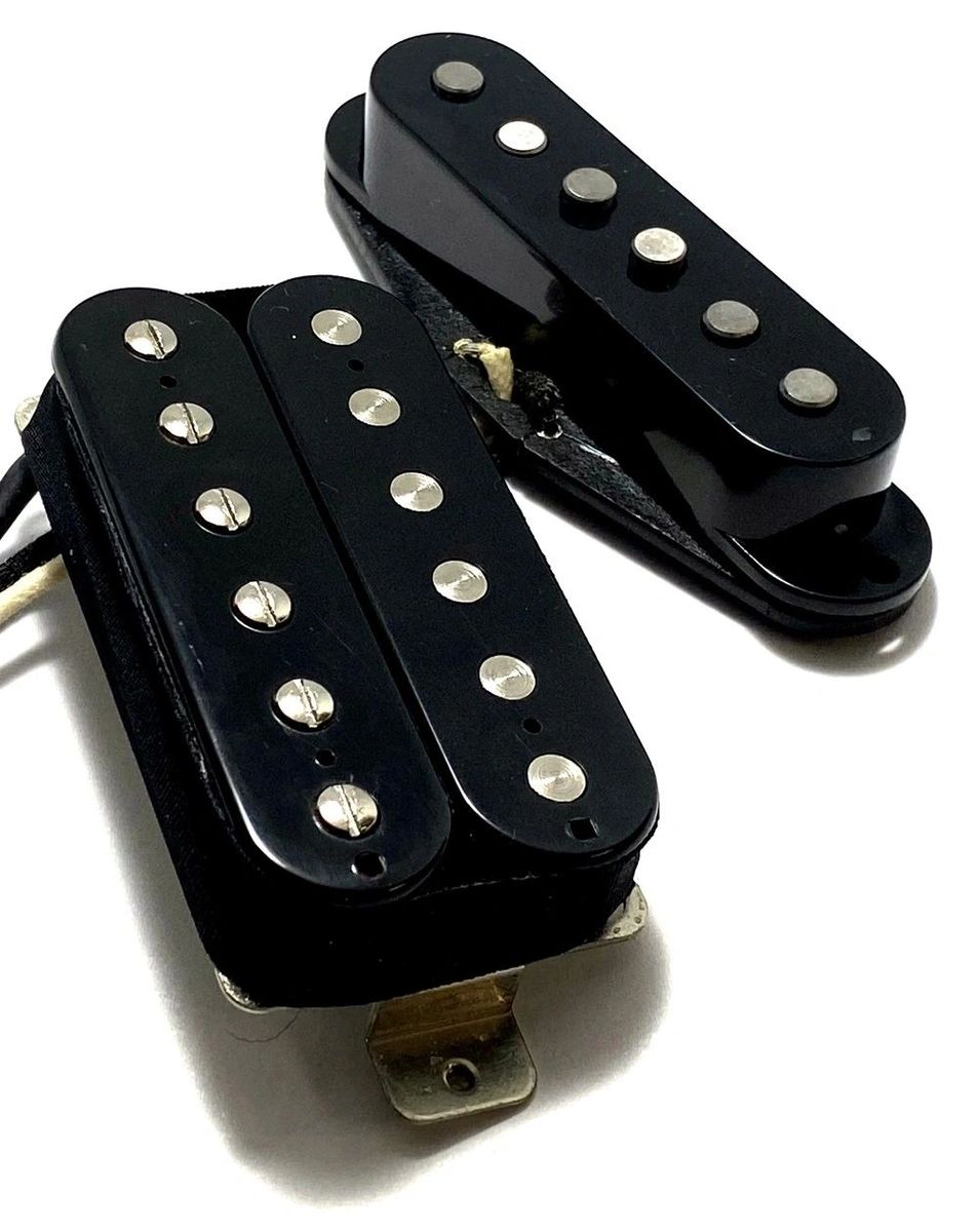 Vintage Noiseless HS Set, AlNICo Bridge Humbucker + Pure Noiseless ...
