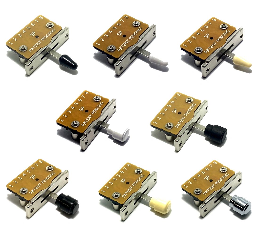 5-Way Sealed Blade Switch, Short Shaft Style for Guard Mounting ~ Tip ...